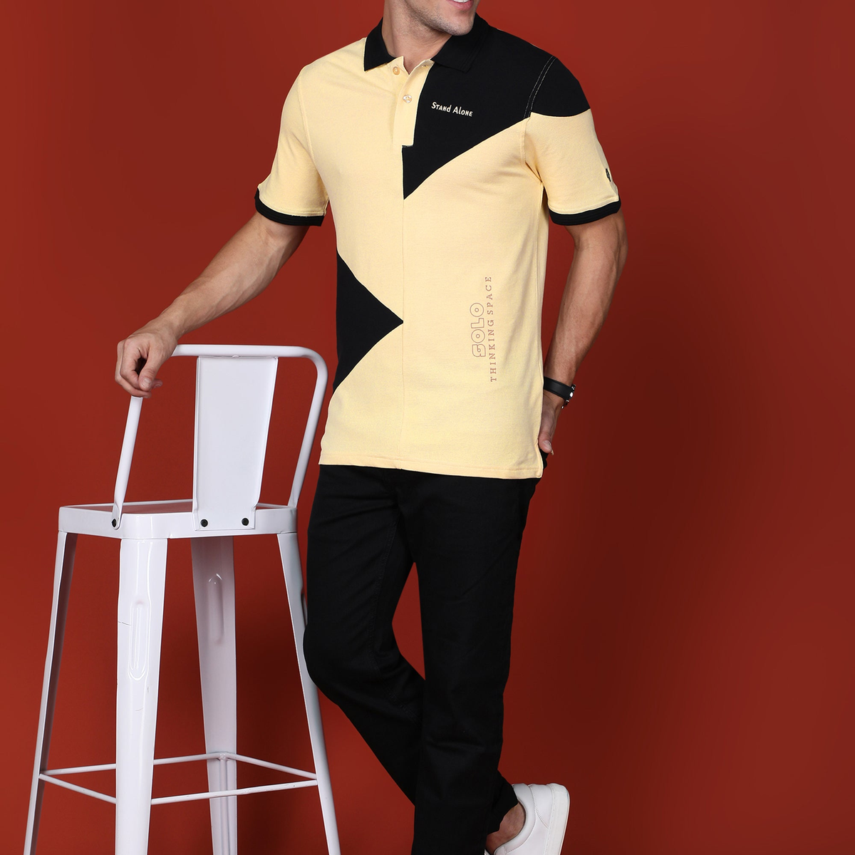Color Block Polo – EcofashionShop