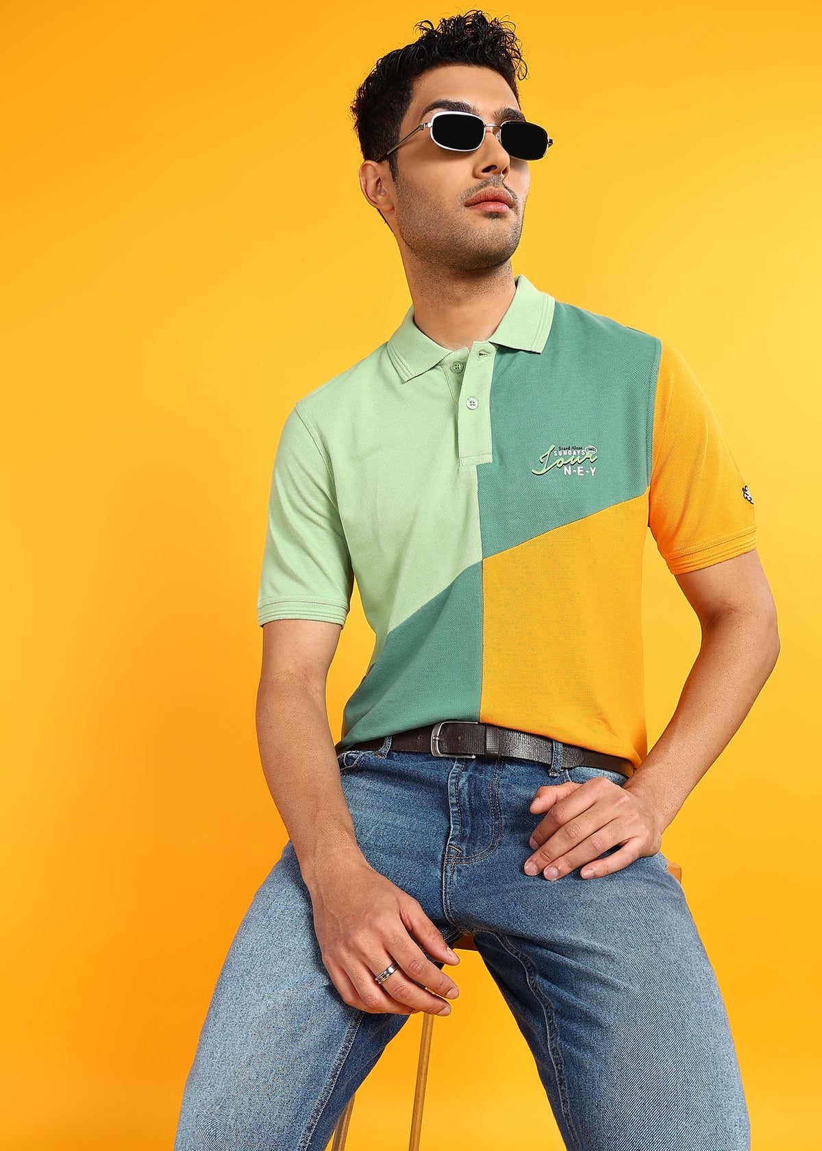 Color Block Polo – EcofashionShop