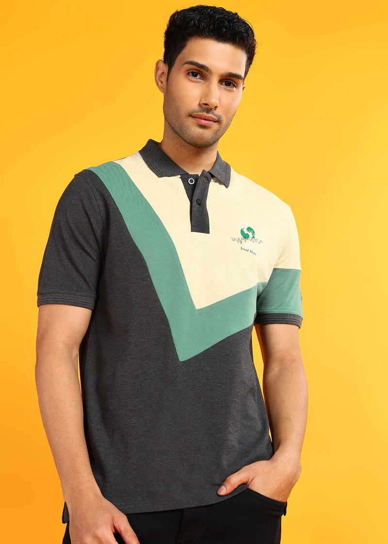 Color Block Polo – EcofashionShop